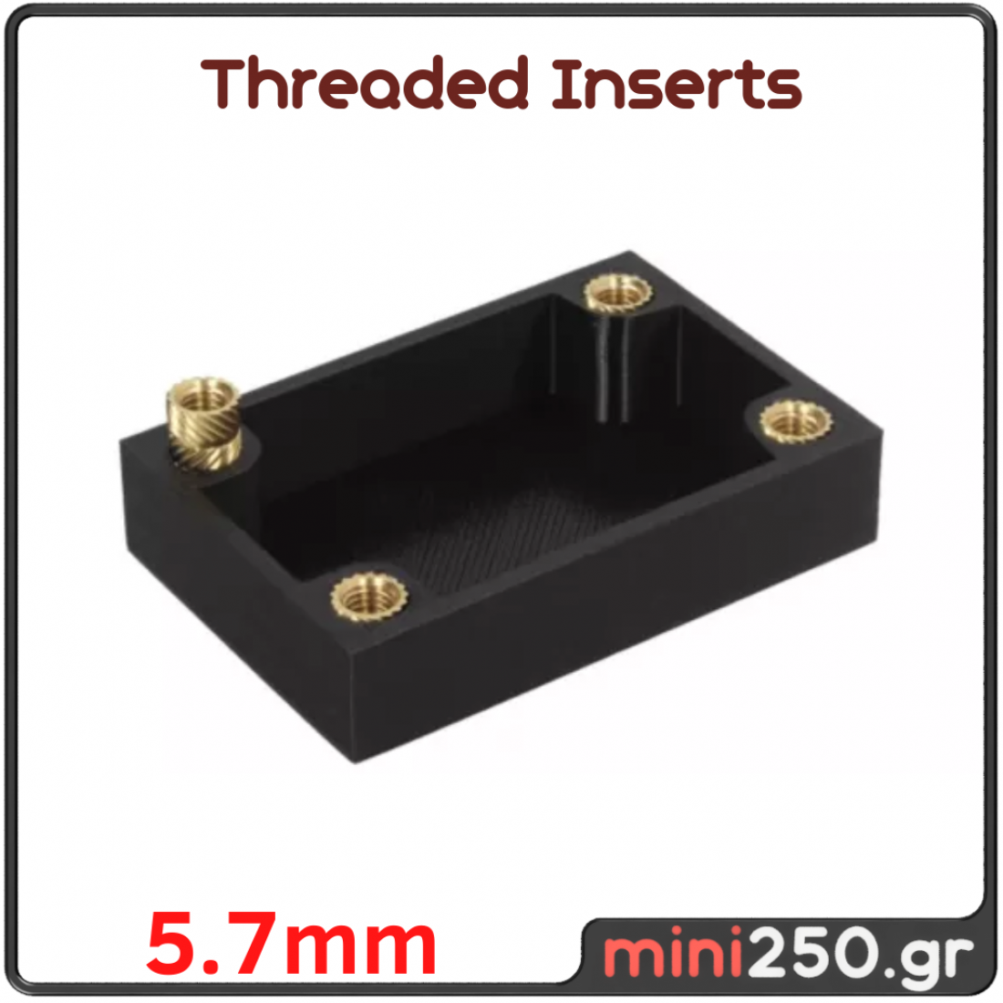 Threaded Inserts M3x5.7mm SC-031
