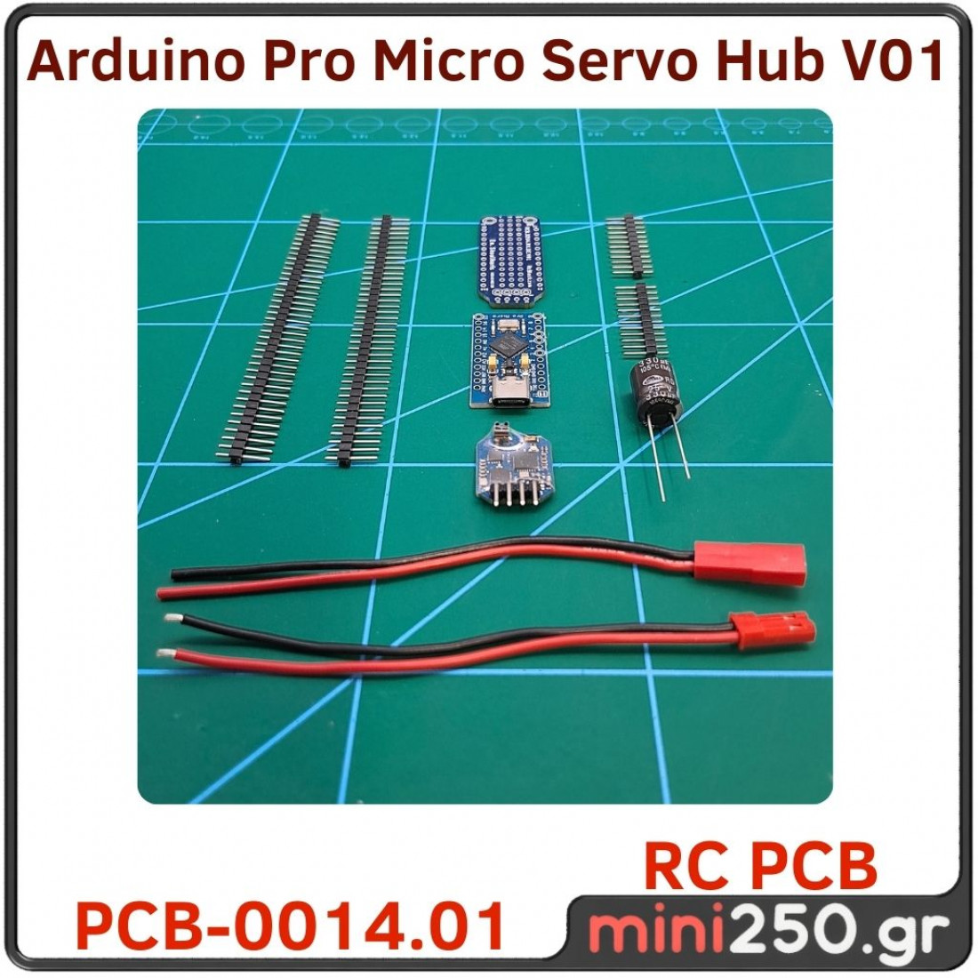 Arduino Pro Micro Servo Hub V01 Pcb 001401